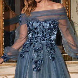 Cinderella | Dresses | New Azure Color Formal Evening Mother Of Bride ...
